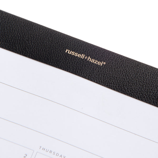 Monthly Desk Calendar Pad with Goals Tracker, 11" x 17", 12 Sheets ...