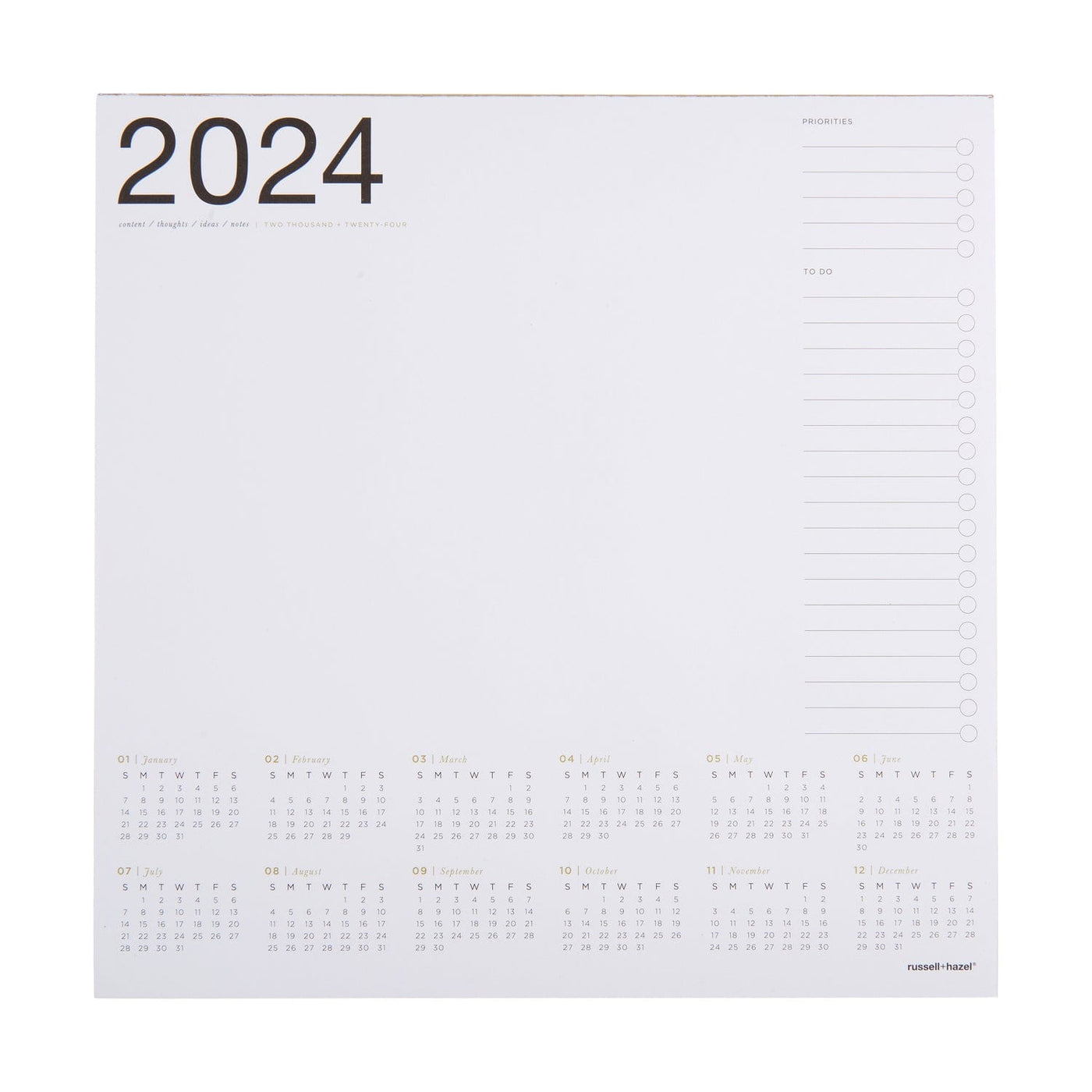 Note Taking: notebooks, notepads, and more | russell+hazel