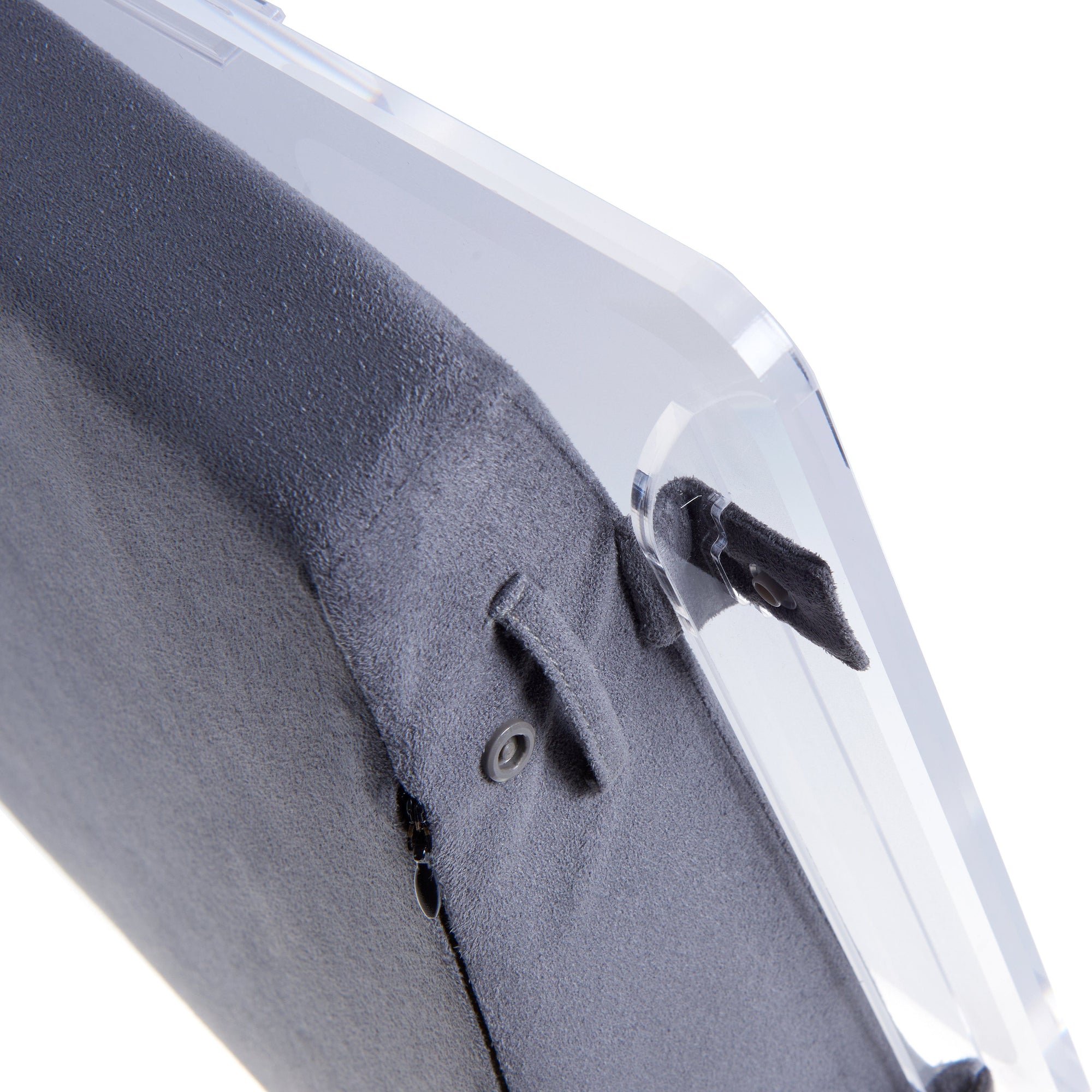 Clear Acrylic Lap Desk with Memory Foam Cushion For Up to 17" Laptops ...