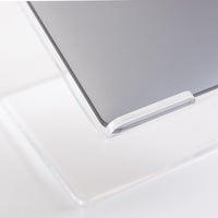 Clear Acrylic Laptop Stand, 14" x 12.125" x 8.75", with Cable ...