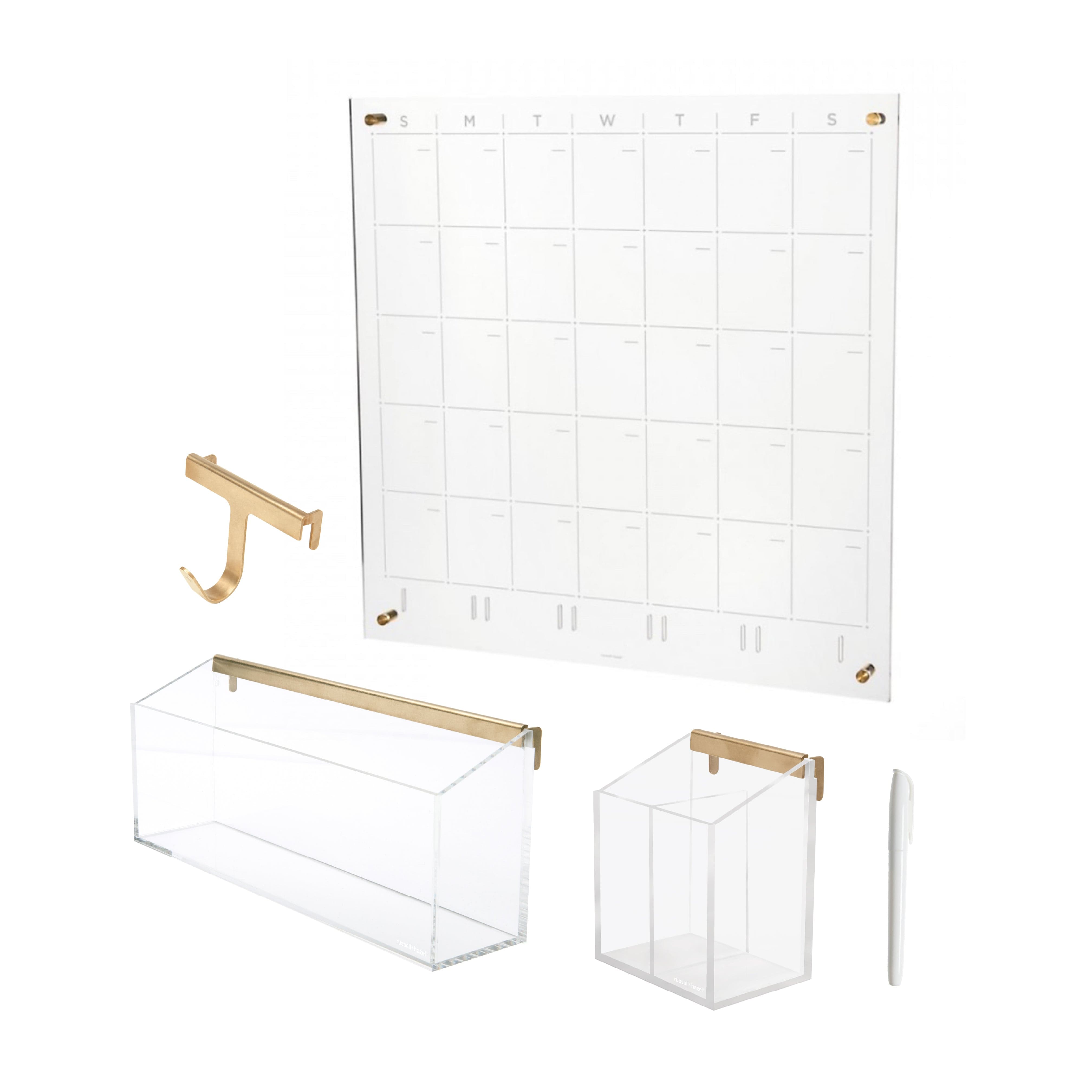 Acrylic Monthly Wall Calendar Bundle | russell+hazel