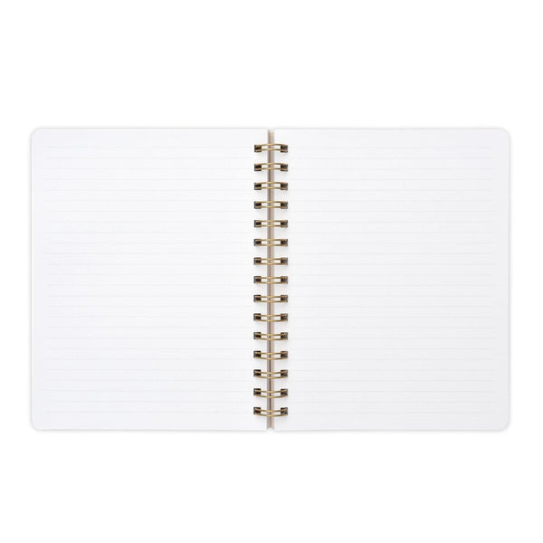 Hardcover Spiral Notebook, 6.25" x 8" (A5), 196 Pages (98 Sheets ...