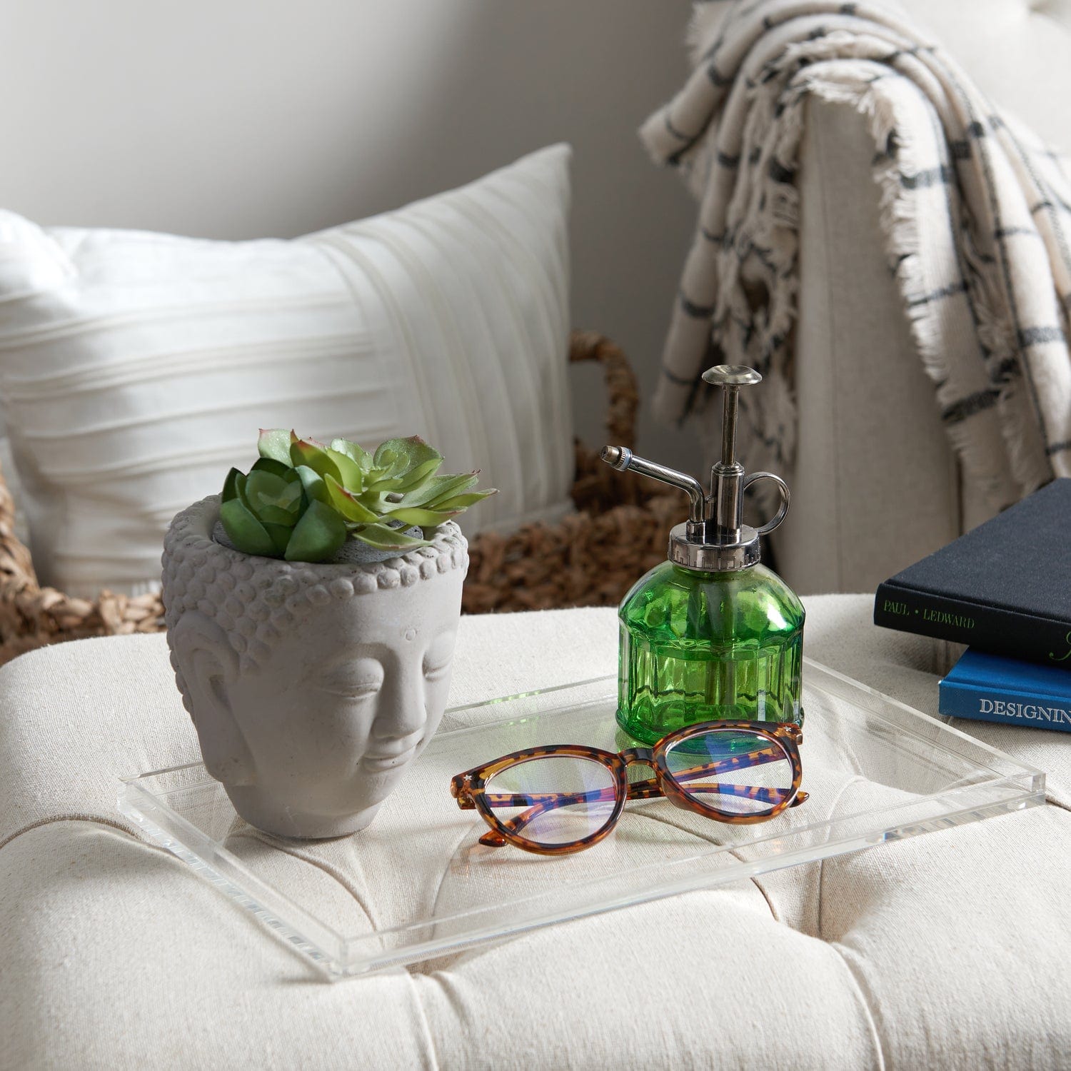 Clear Acrylic Stackable Desk Tray, 7" x 12" (31383) | russell+hazel