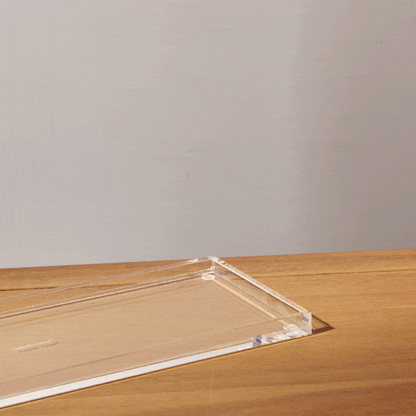 Clear Acrylic Stackable Compartment Accessory Box, 4" x 4" x 4" (93925 ...