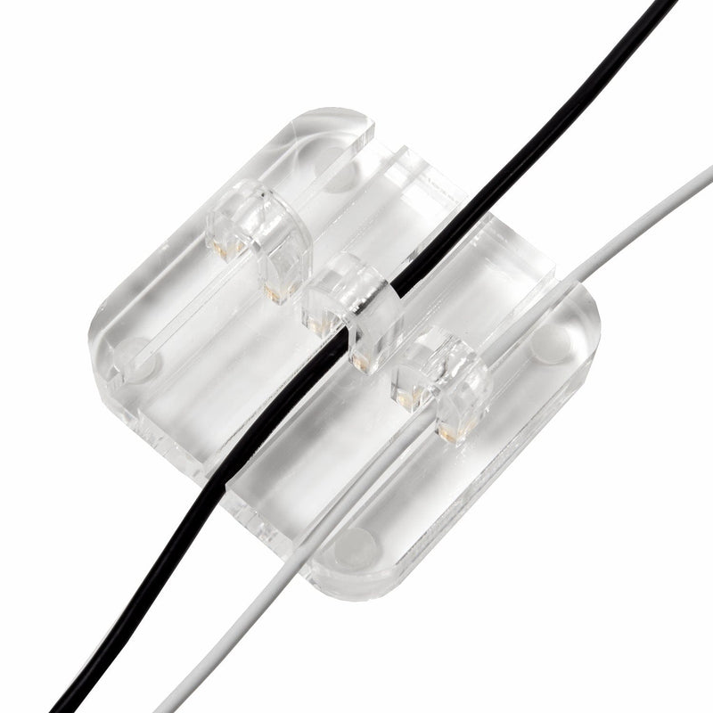 Clear Acrylic Cable Manager (3 x 1.5 x 3) (98139) | russell+hazel