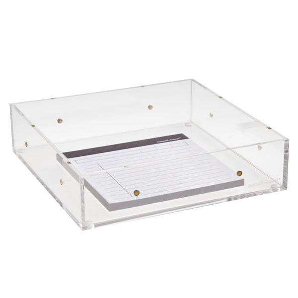 Clear Large Acrylic Drawer Bloc Tray 6" x 6" (98144) | russell+hazel