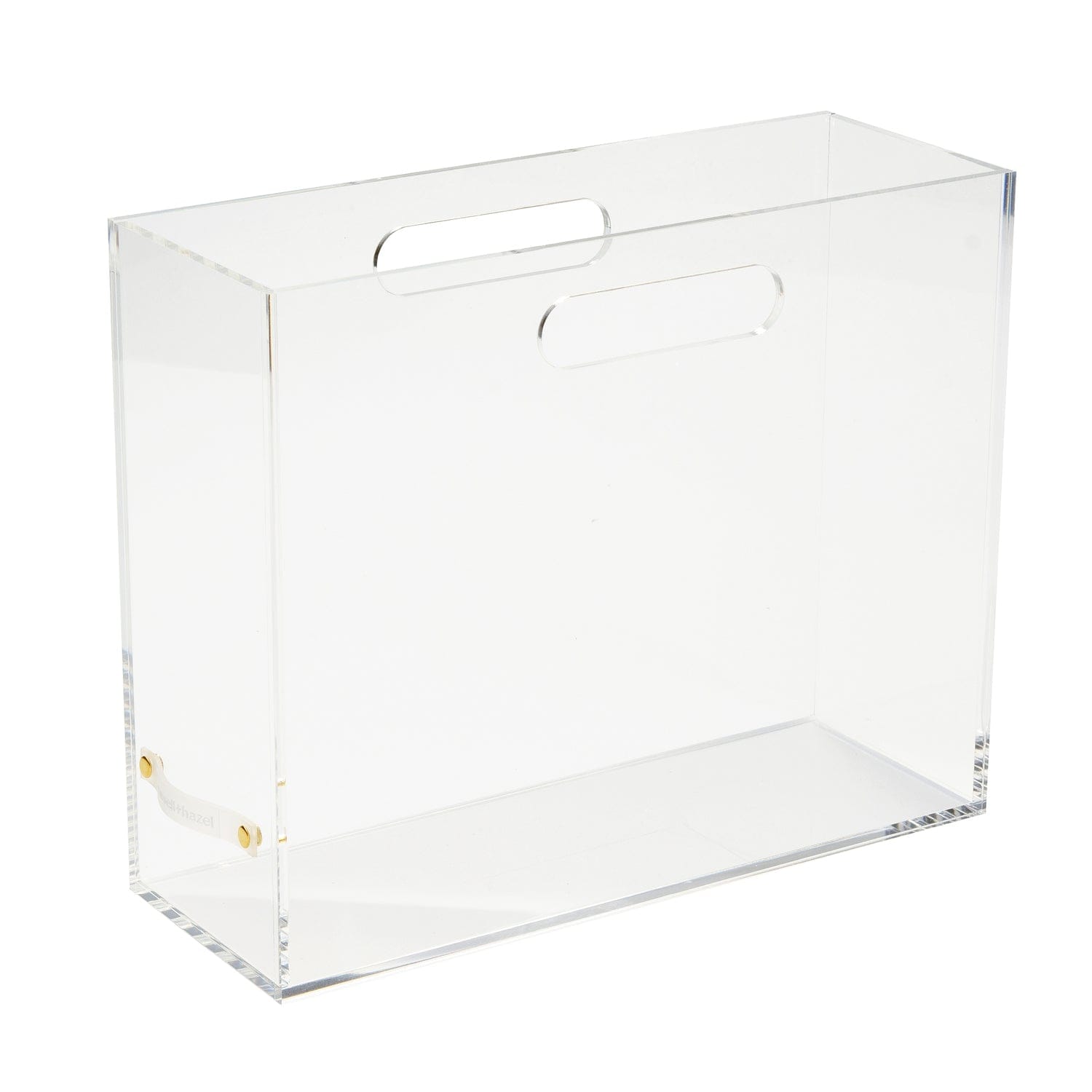 Clear Acrylic Slim Hanging File Box, Letter Sized, 4.5" x 12.25" x 10 ...