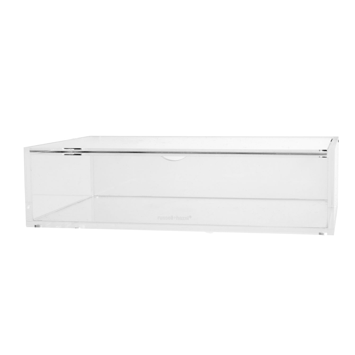 Clear Acrylic Flip Box - Medium 9.5" x 6.5" x 2.5" (98147) | russell+hazel