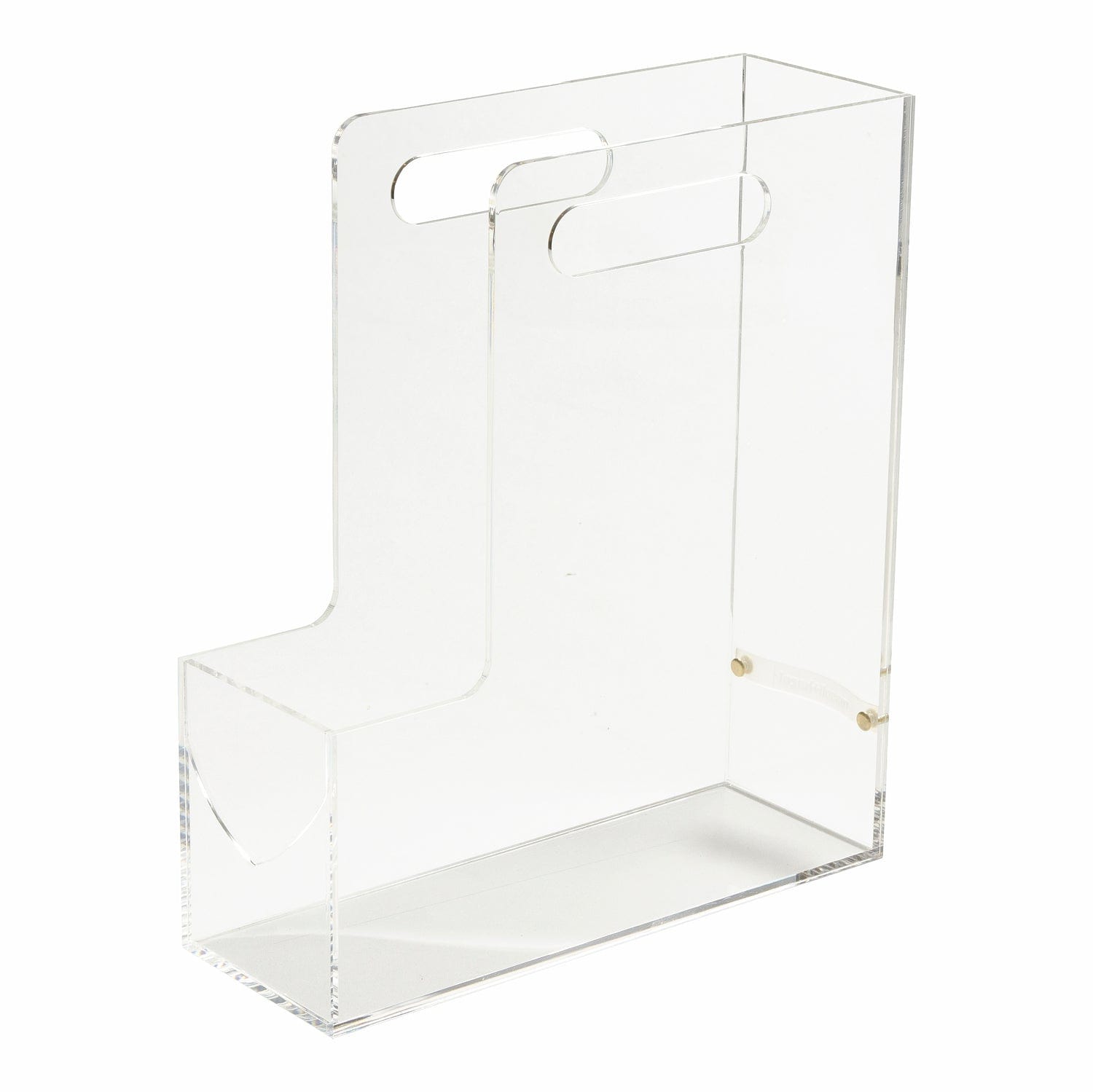 Clear Acrylic Magazine File, 3.75" x 10. 5" x 12" (31729) | russell+hazel