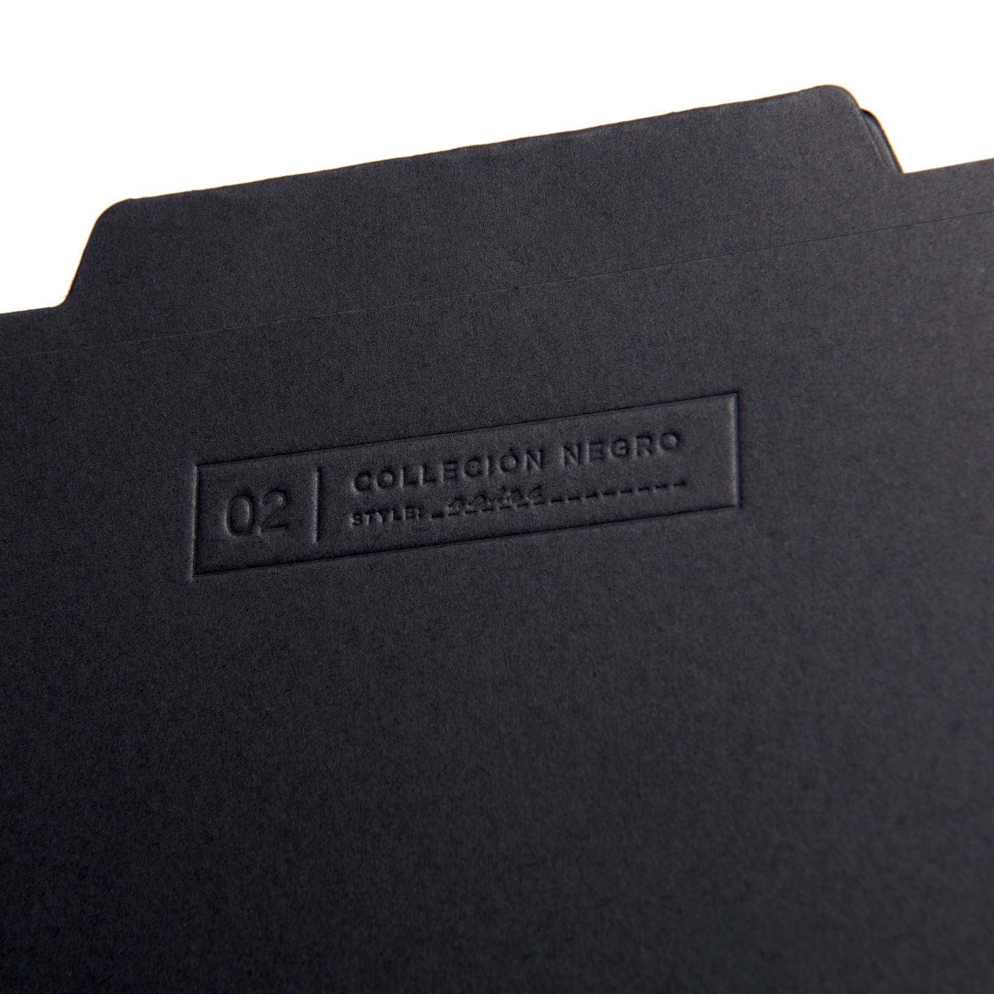 File Folder, Center Tab, Letter Size, Black, Black Foil Labels, 12/Box ...