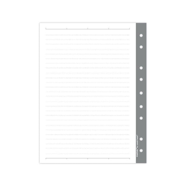 College Ruled Mini Filler Paper, 6.375" x 8.375", 80 Sheets/Pack ...