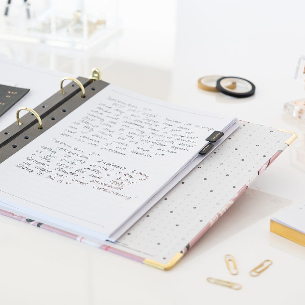 3 Ring Binders + Inserts: binders, inserts, paper, filler pages ...