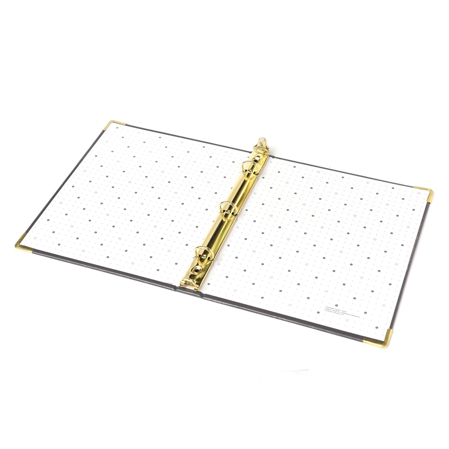 Mini 3-Ring Binder (7" x 9"), 0.5" Rings, Reinforced Metal Corners ...