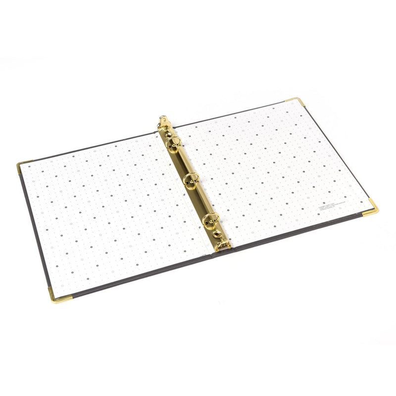 Mini 3-Ring Binder (7" x 9"), 0.5" Rings, Reinforced Metal Corners ...