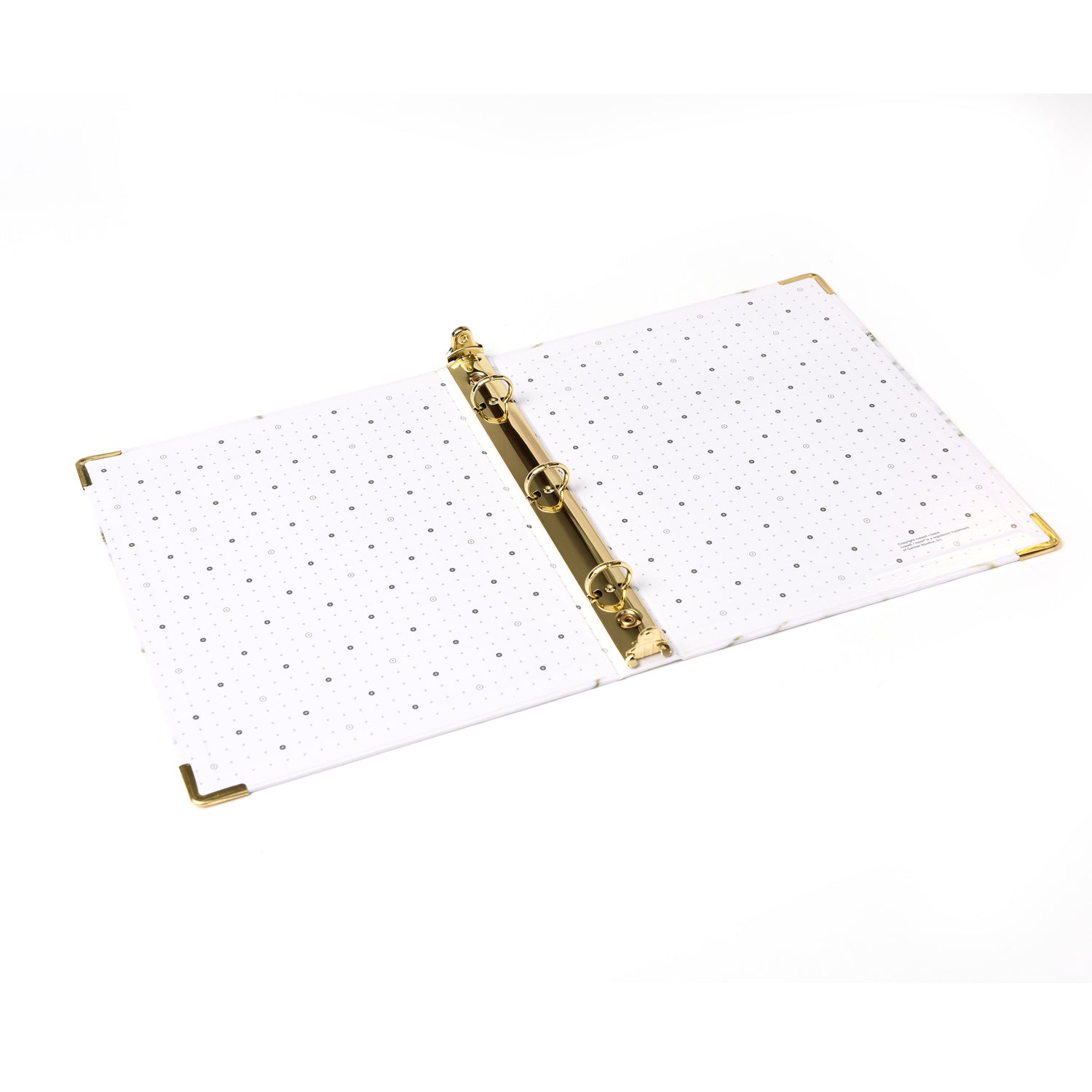Mini 3-Ring Binder (7" x 9"), 0.5" Rings, Reinforced Metal Corners ...