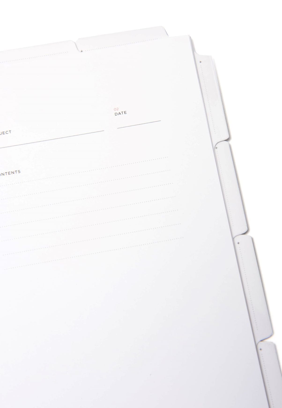 Tab Dividers Signature Binder Insert | russell+hazel