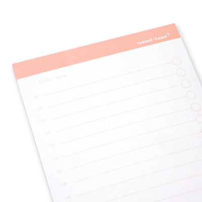 To Do Sticky Notes, 4" x 6", 50 Sheets/Pad, 3 Pads/Pack | russell+hazel